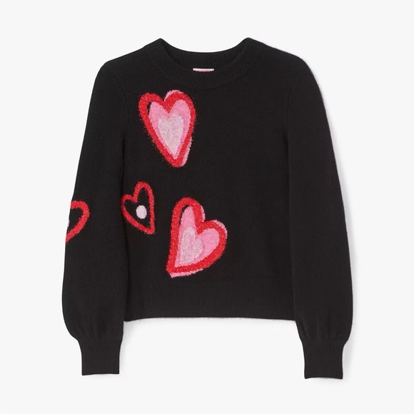 kate spade | Sweaters | Kate Spade Overlapping Heart Sweater | Poshmark